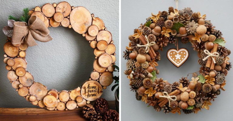 Ghirlande natalizie fai da te con materiale di riciclo: 15 idee strepitose